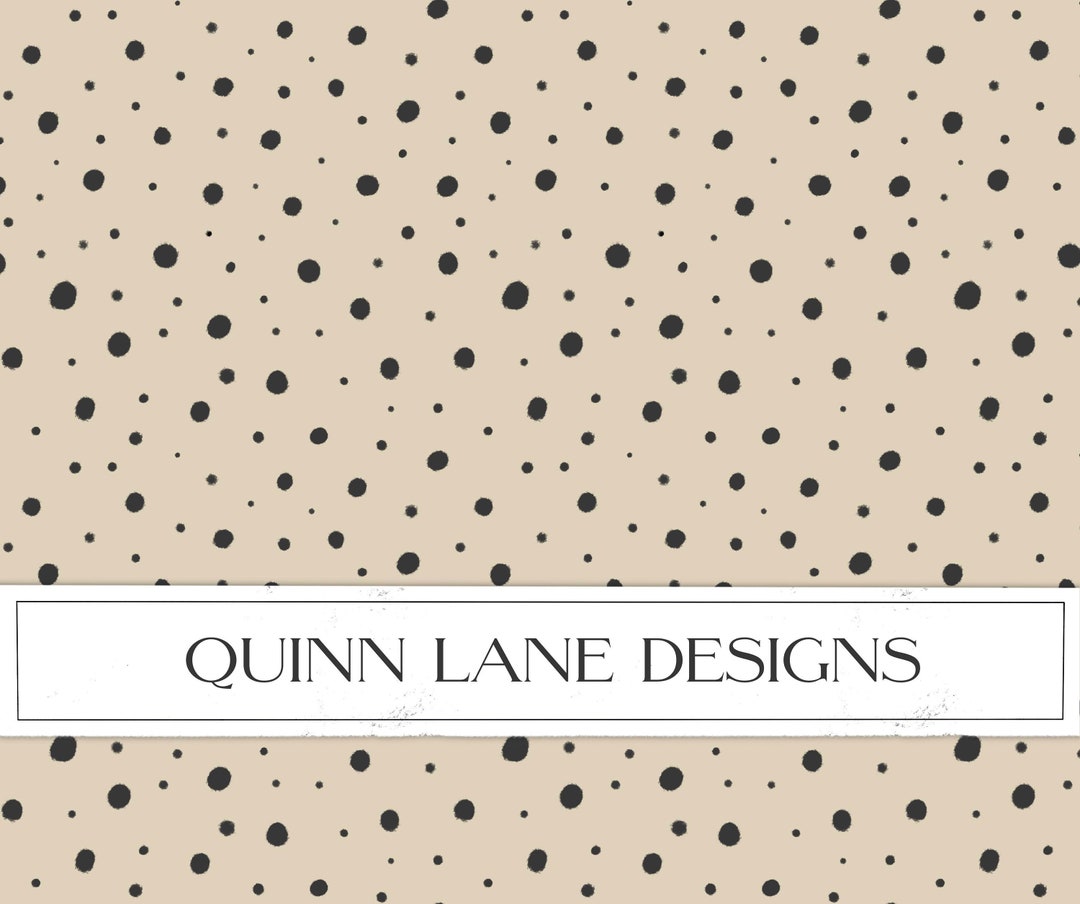 Boho Polka Dots Seamless Pattern, Surface Design, Digital Download File ...