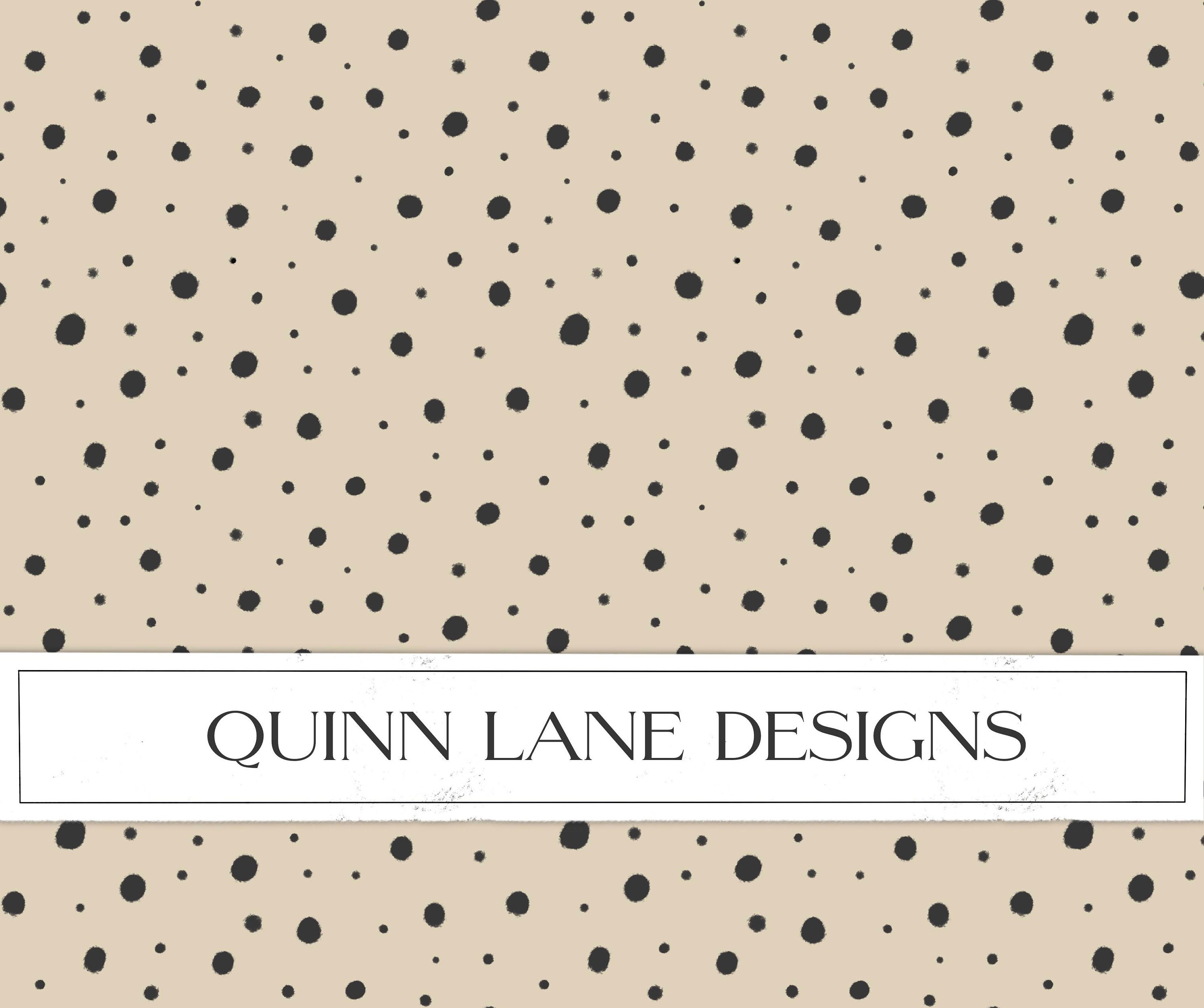 Boho Polka Dots Seamless Pattern, Surface Design, Digital Download File ...