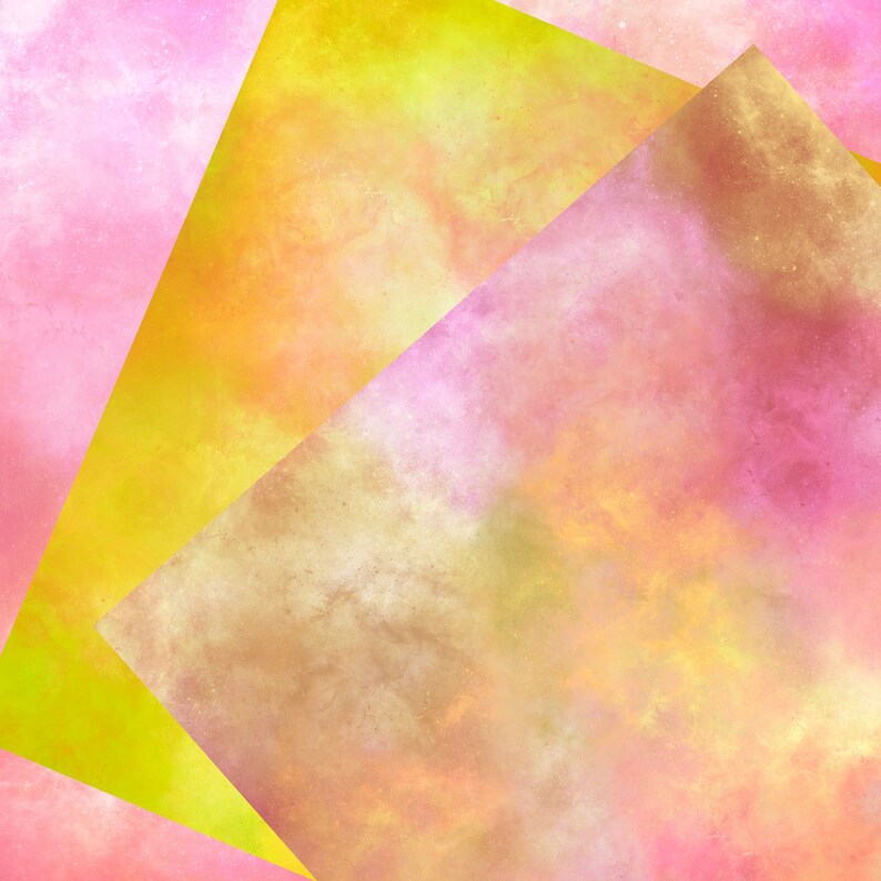 8 Different Nebula Color Digital Papers 12x12 | 300 DPI | Galaxy Color ...