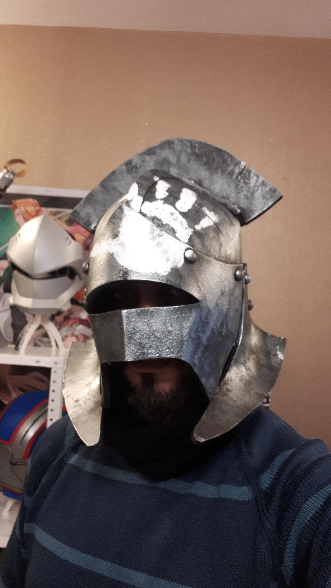 Dark Orc Warrior Helmet – Handcrafted EVA Foam LARP & Cosplay Armor ...