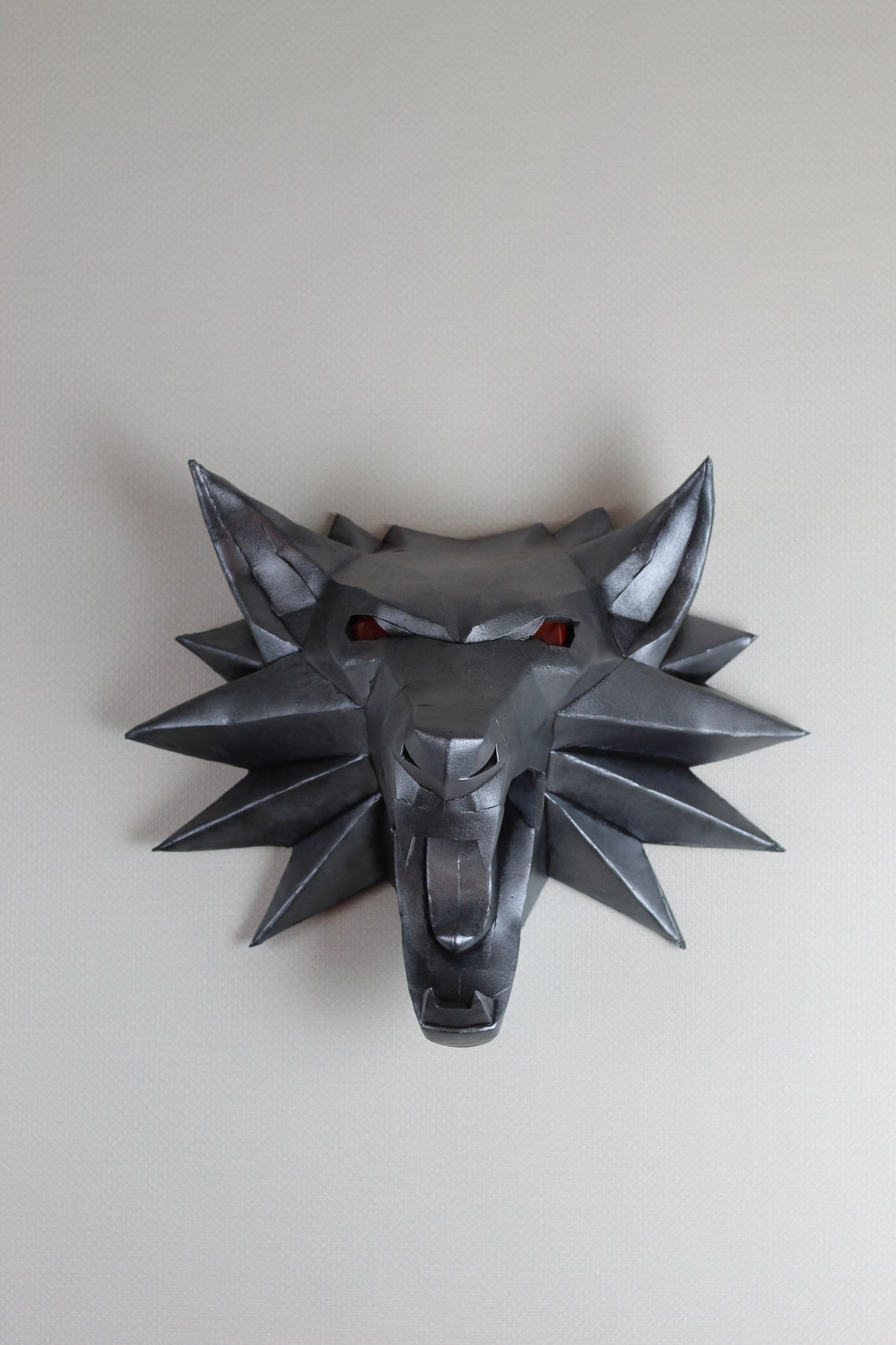 Witcher Wolf Wall Decor - Etsy