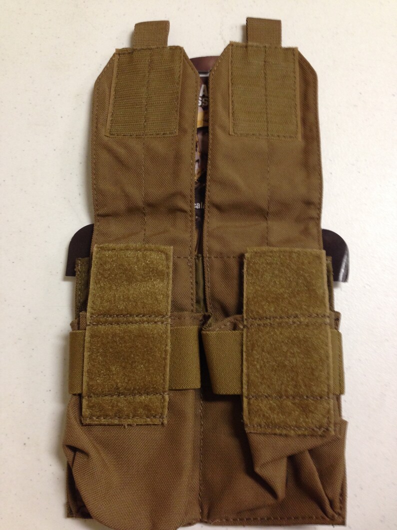 Tactical Assault Gear TAG Coyote Brown Double Mag Pouch 2 PER Pouch ...