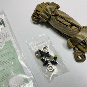 Army Issued Ach & Ech Helmet Improved H-nape Chin Strap Retention ...