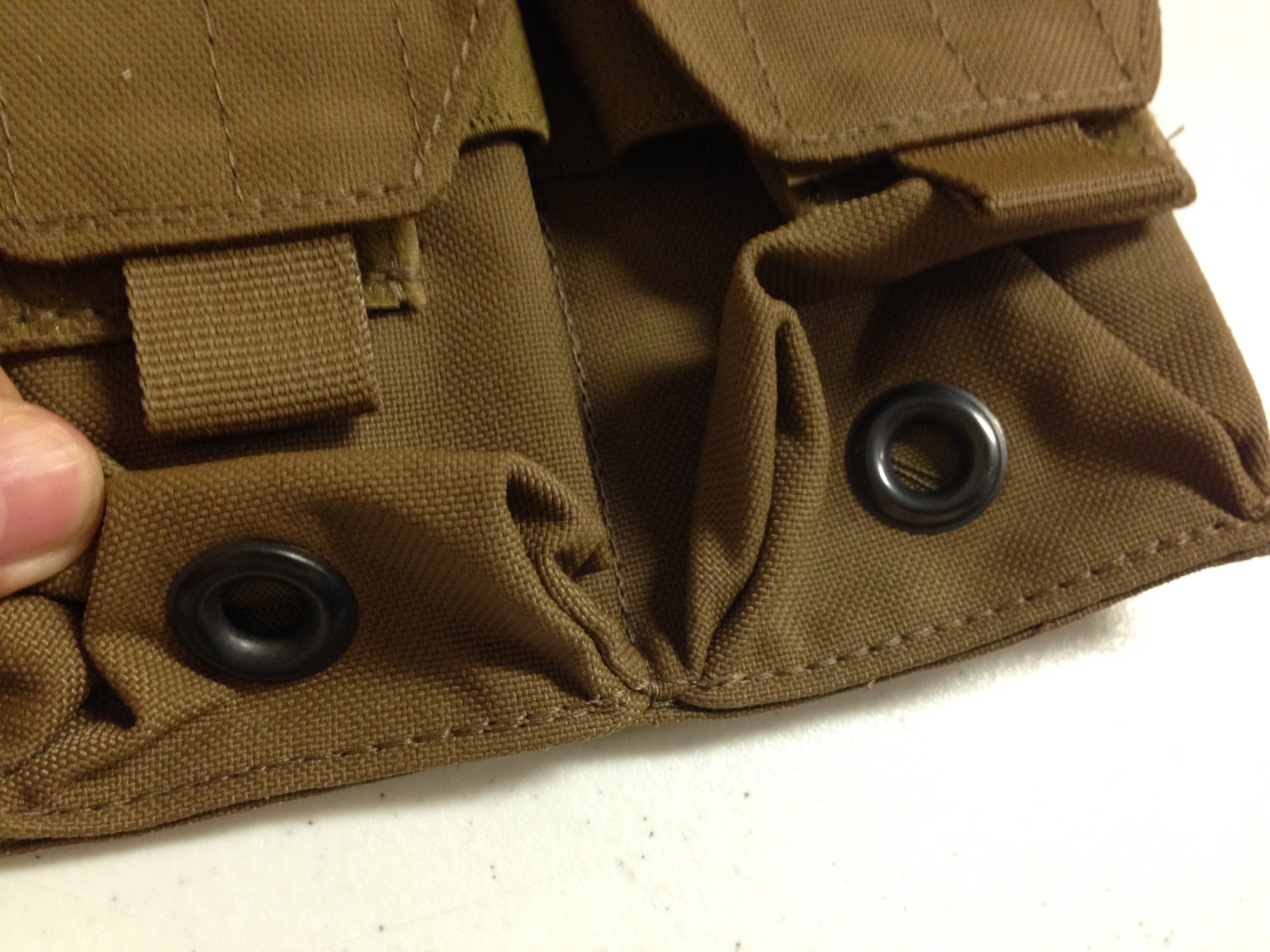 Tactical Assault Gear TAG Coyote Brown Double Mag Pouch 2 PER Pouch ...