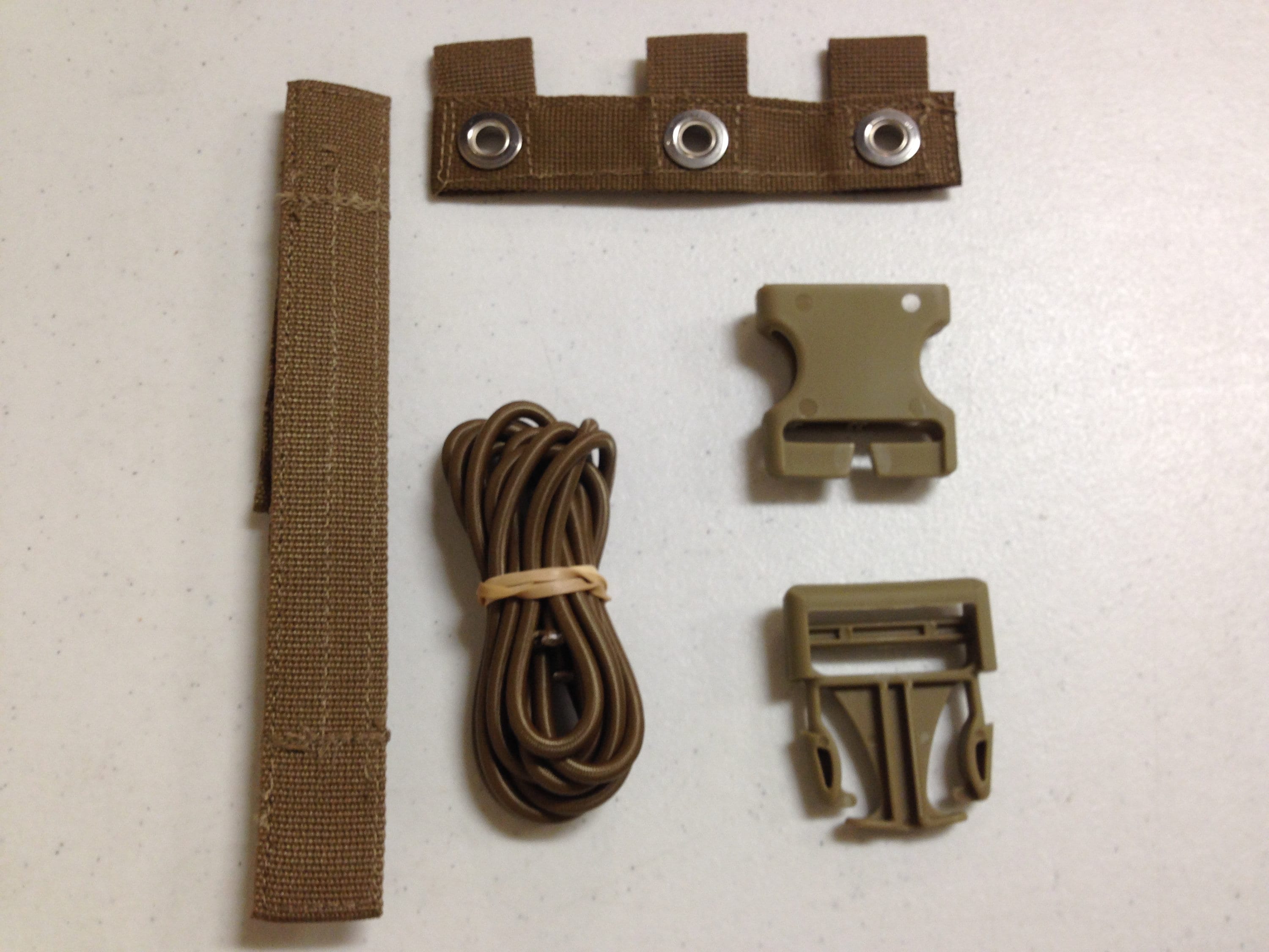 USMC Coyote Modular Tactical Vest Repair Kit MTV Scalable Plate Carrier ...