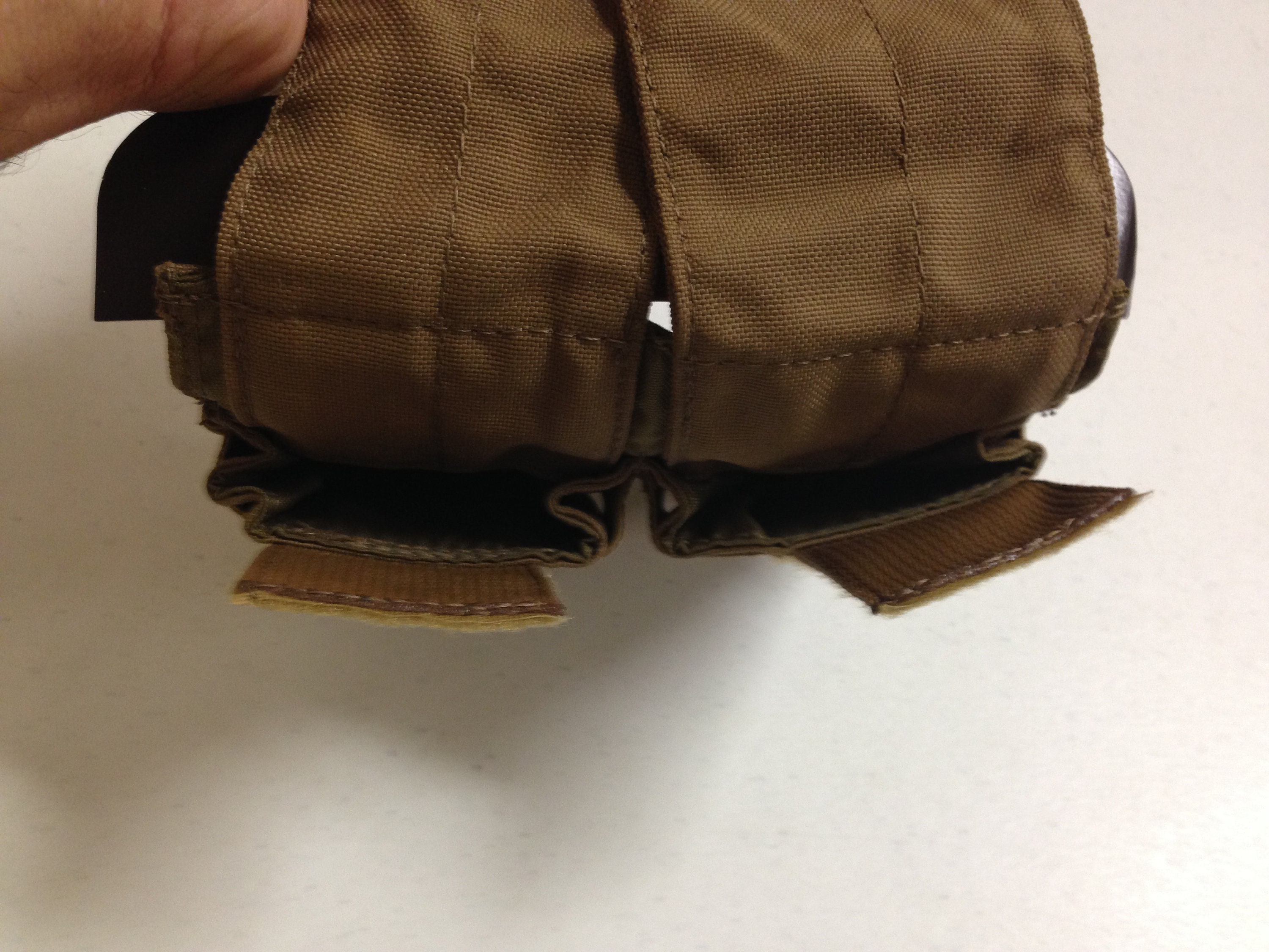 Tactical Assault Gear TAG Coyote Brown Double Mag Pouch 2 PER Pouch ...