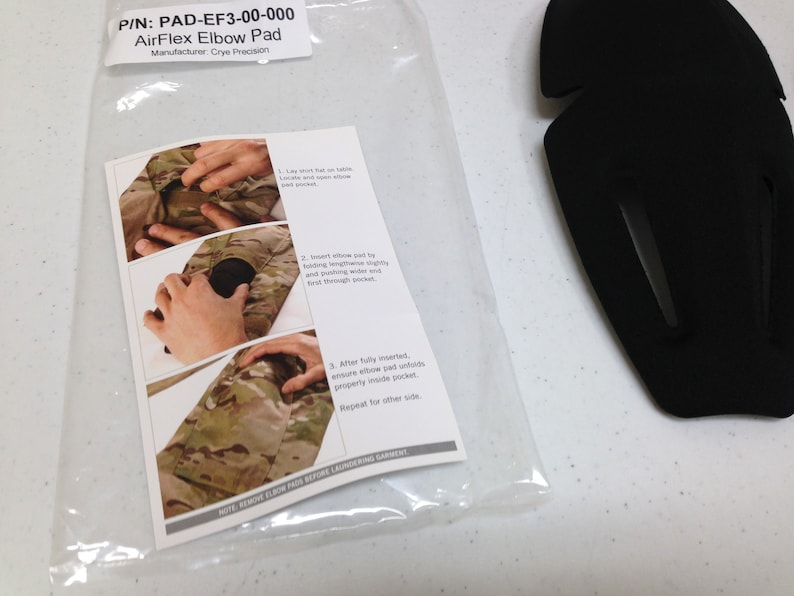 Crye Precision Airflex Combat Elbow Pads PAD-EF3-00-000 FOR Aor Combat ...