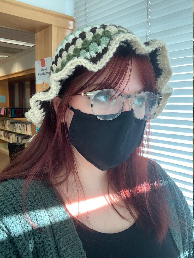 Charlie Bucket Hat Crochet Pattern Aesthetic Crochet Pattern | Etsy