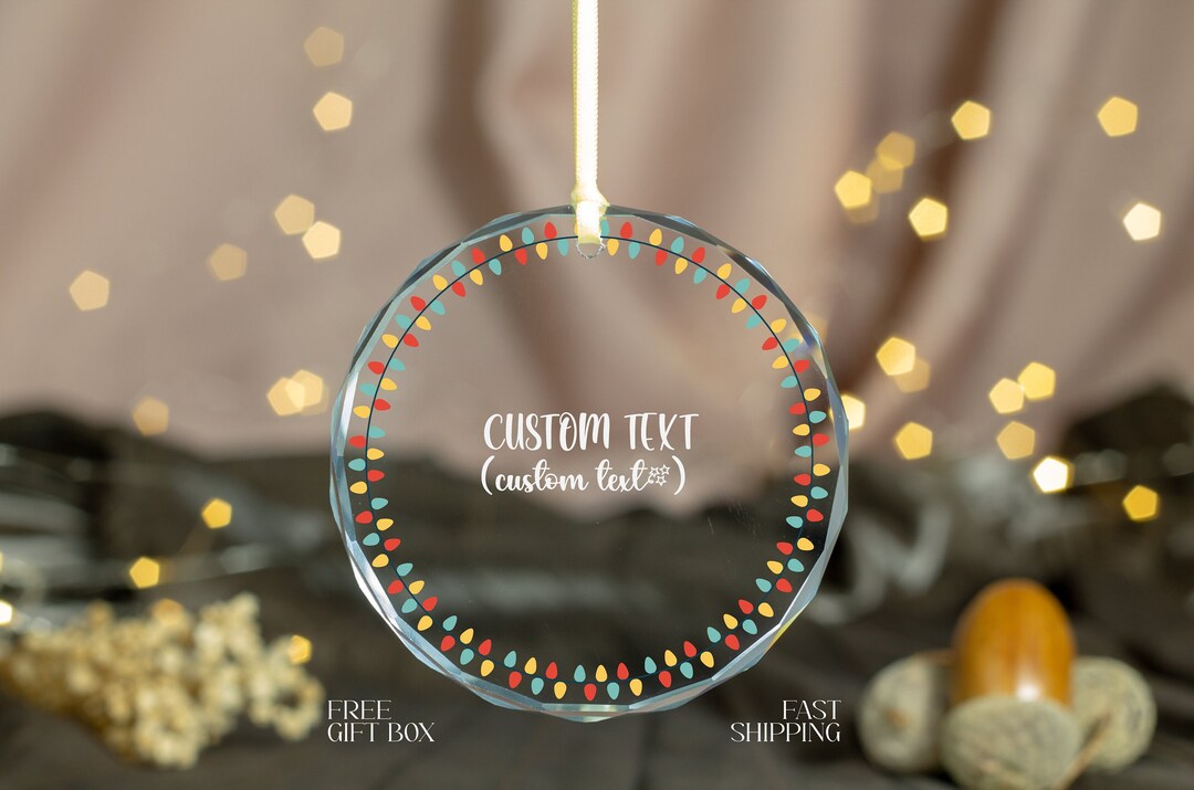 Custom Text Ornament, Personalized Ornaments, for the Person or for the ...