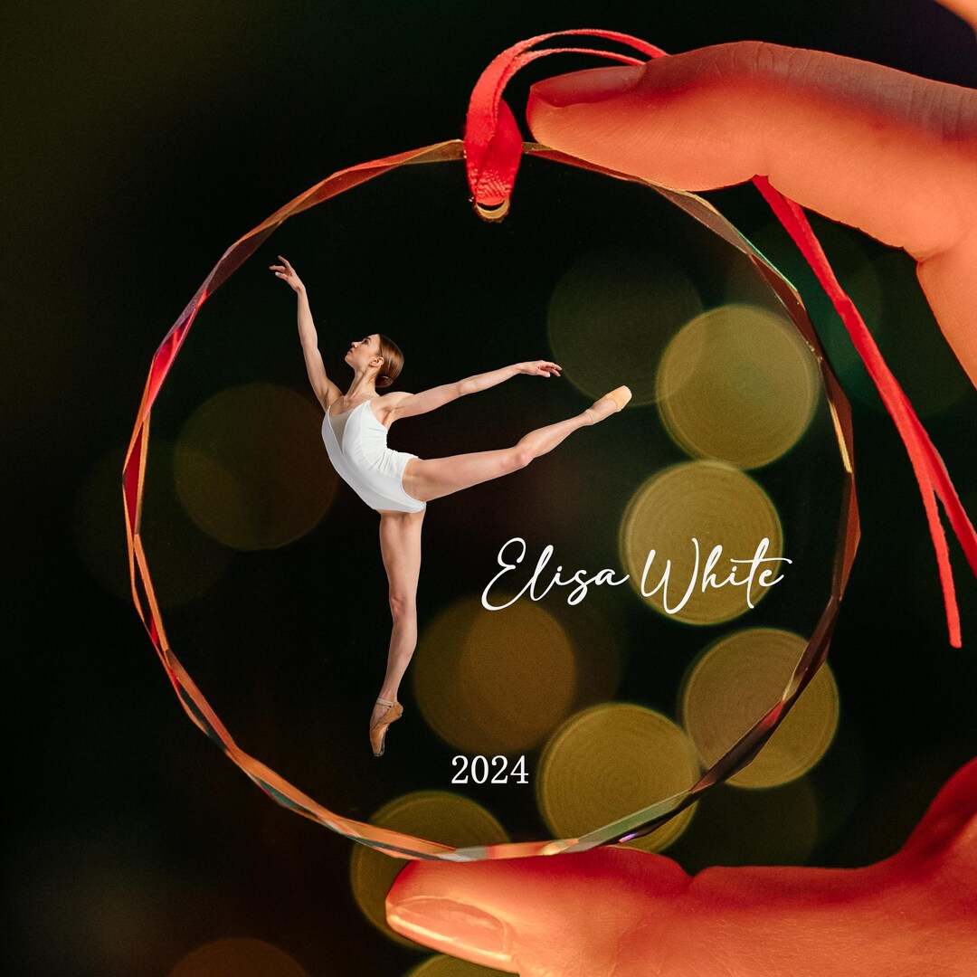 Custom Photo Ballerina Dancer, Ballet Ornament, Gift for Dancer, Irish ...