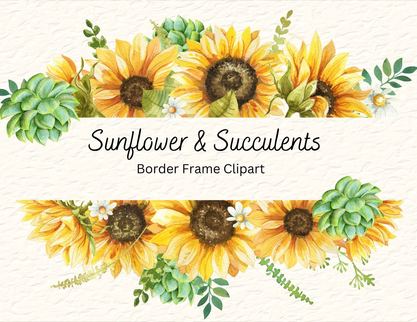 Sunflower Clipart Border