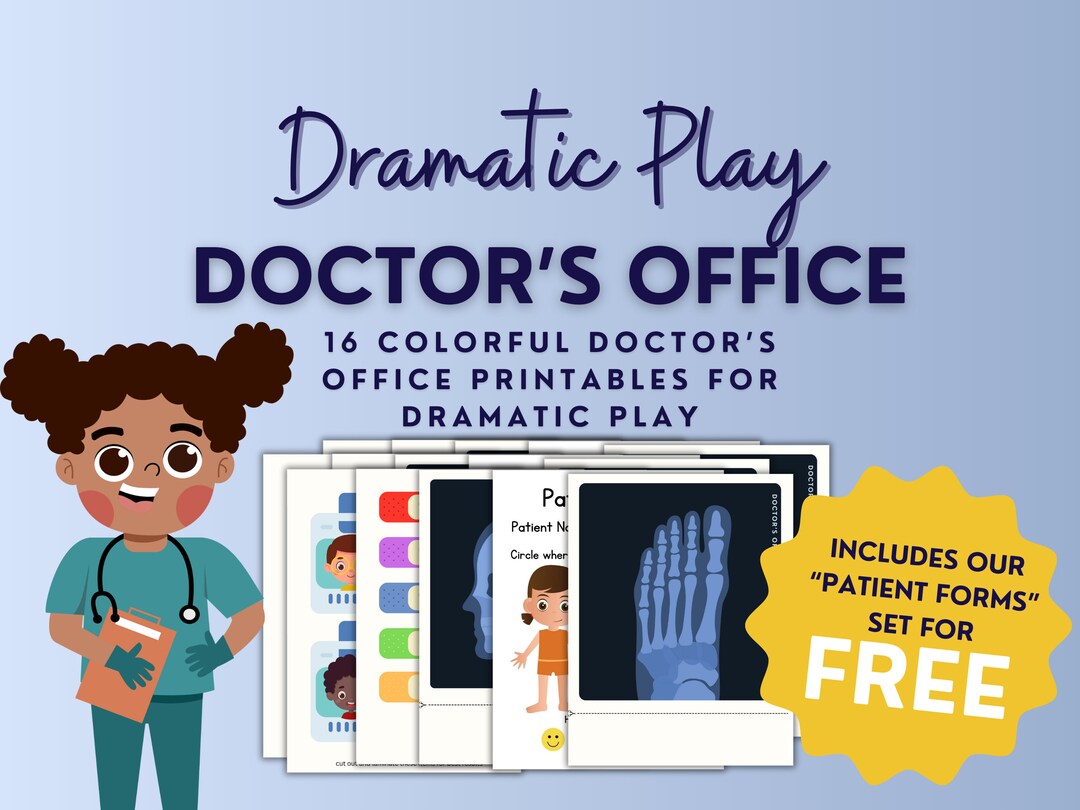 Doctor Dramatic Play Printable Kit | Educational Resources | Printable ...