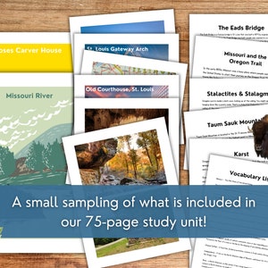 Missouri State Study Unit | Social Studies | Unit Study Guide ...