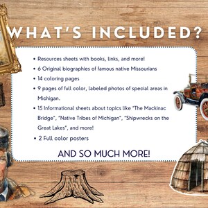 Michigan State Study Unit | Social Studies | Unit Study Guide ...