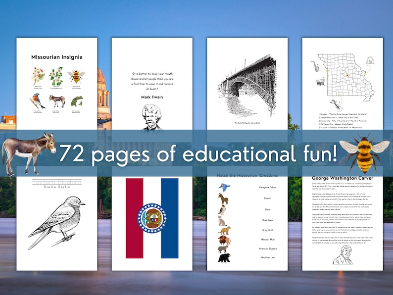 Missouri State Study Unit | Social Studies | Unit Study Guide ...