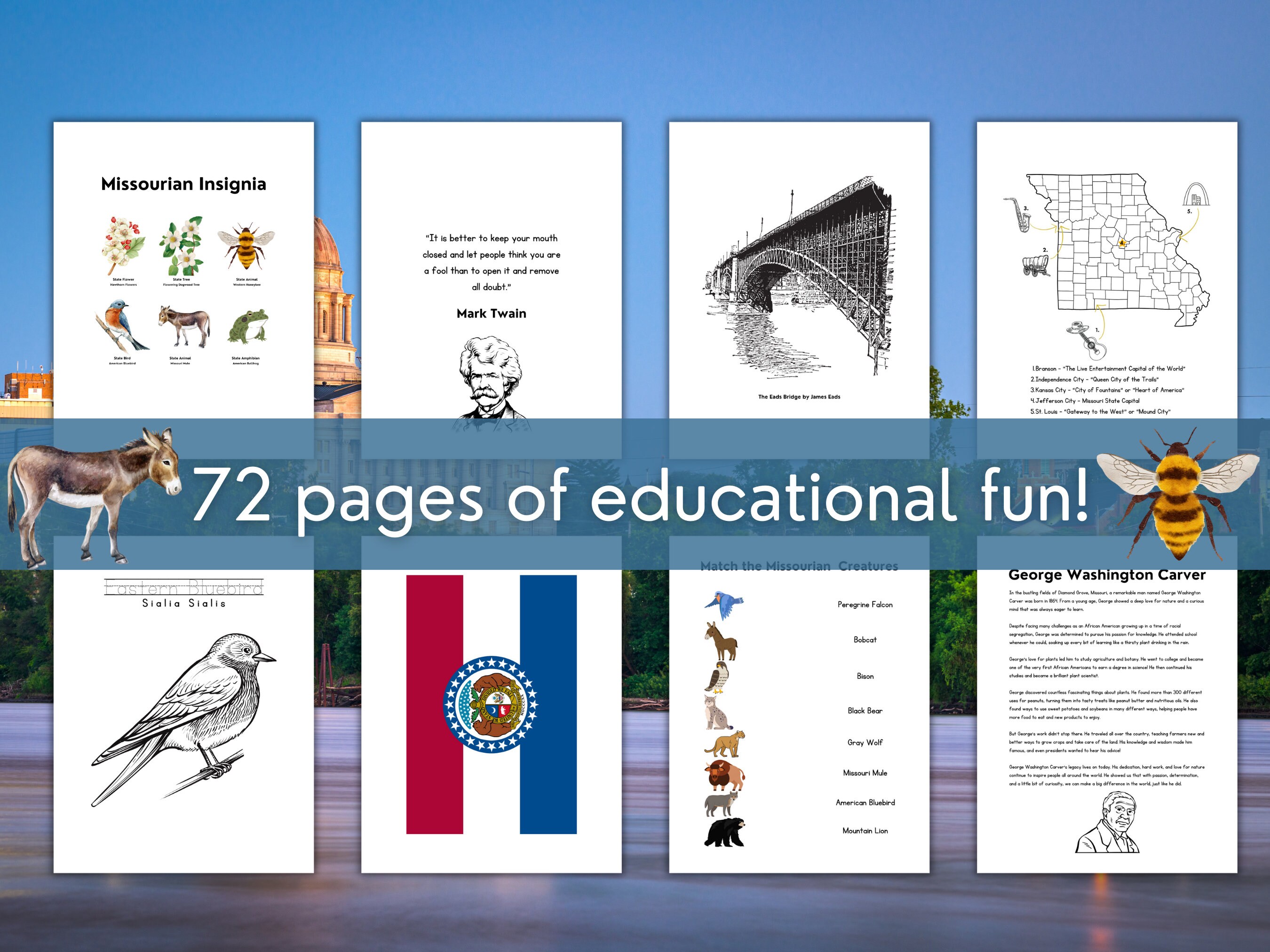 Missouri State Study Unit | Social Studies | Unit Study Guide ...