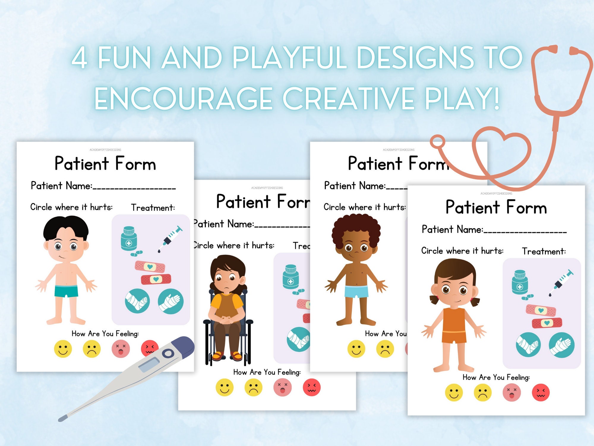Doctor Dramatic Play Printable Kit | Educational Resources | Printable ...