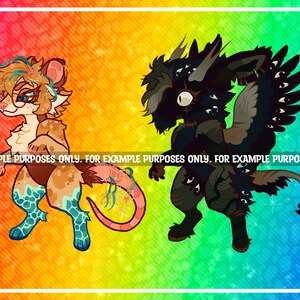 Custom Original Character Design Furry/fursona Adoptable - Etsy