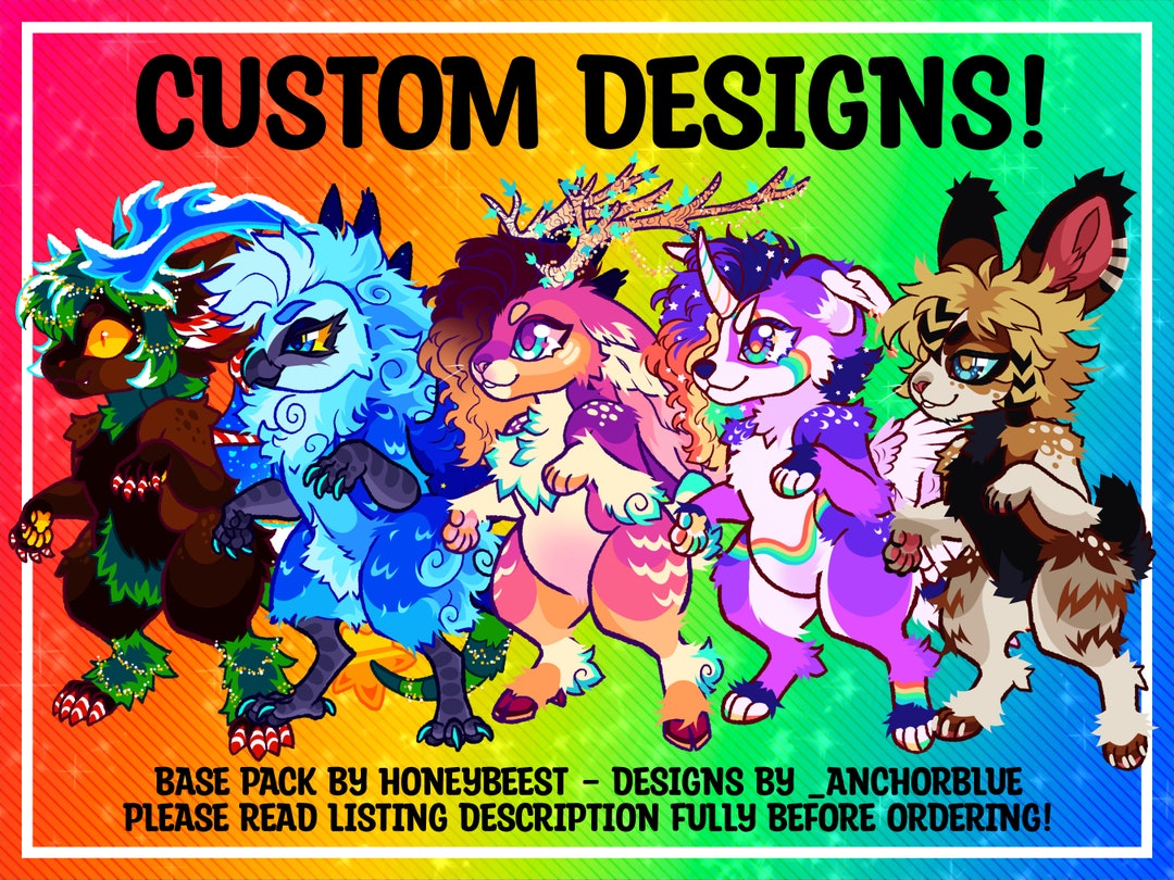 Custom Original Character Design Furry/fursona Adoptable - Etsy