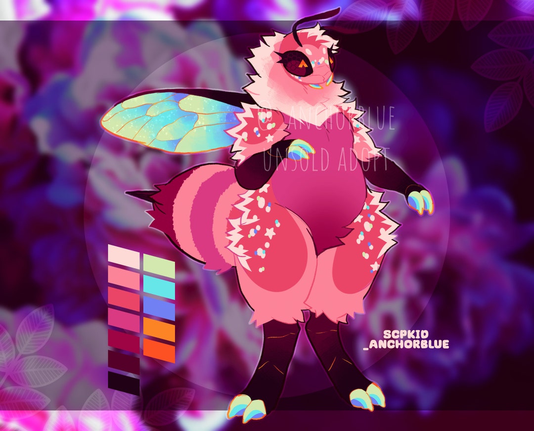 Pastel Fairy Bee Furry/fursona Adoptable - Etsy