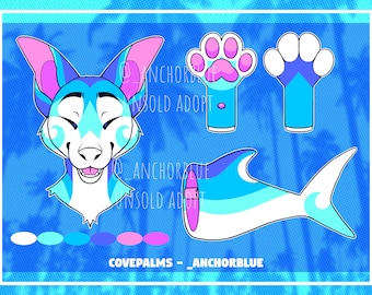 Furry Ref Sheet Manokit - Etsy UK