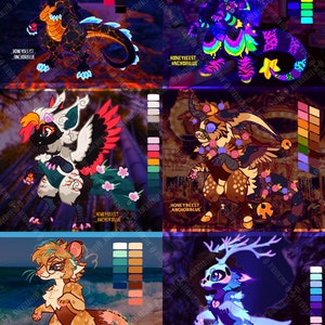 Custom Original Character Design Furry/fursona Adoptable - Etsy