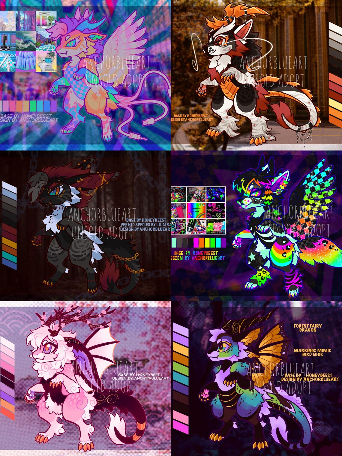 Custom Original Character Design Furry/fursona Adoptable - Etsy