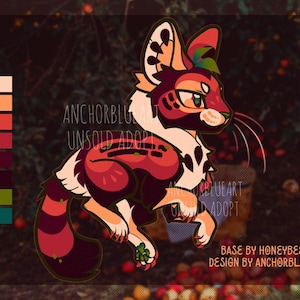 Cozy Apple Serval Furry/fursona Adoptable - Etsy