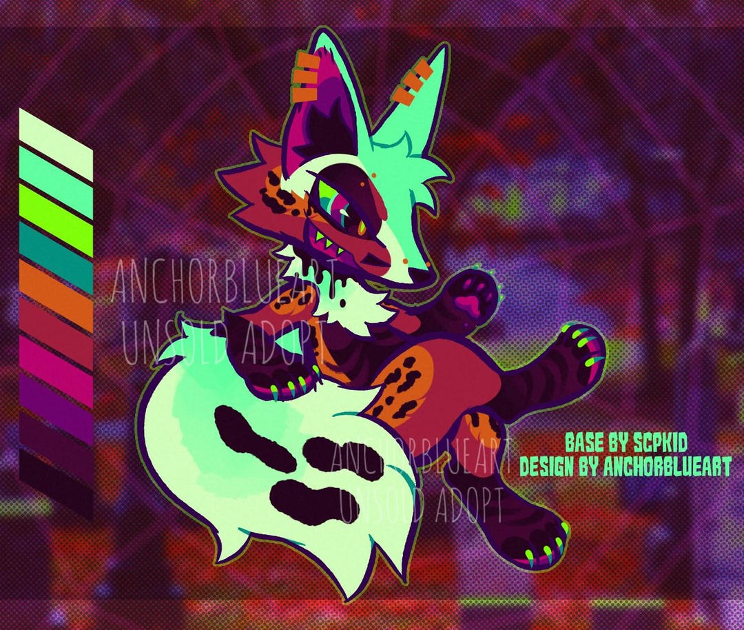 Summerween Graveyard Ghost Fox Furry/fursona Adopt - Etsy