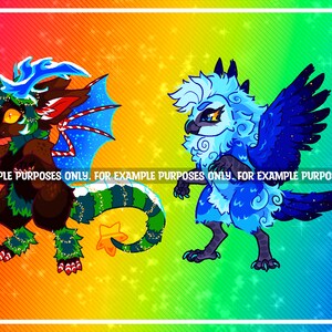 Custom Original Character Design Furry/fursona Adoptable - Etsy