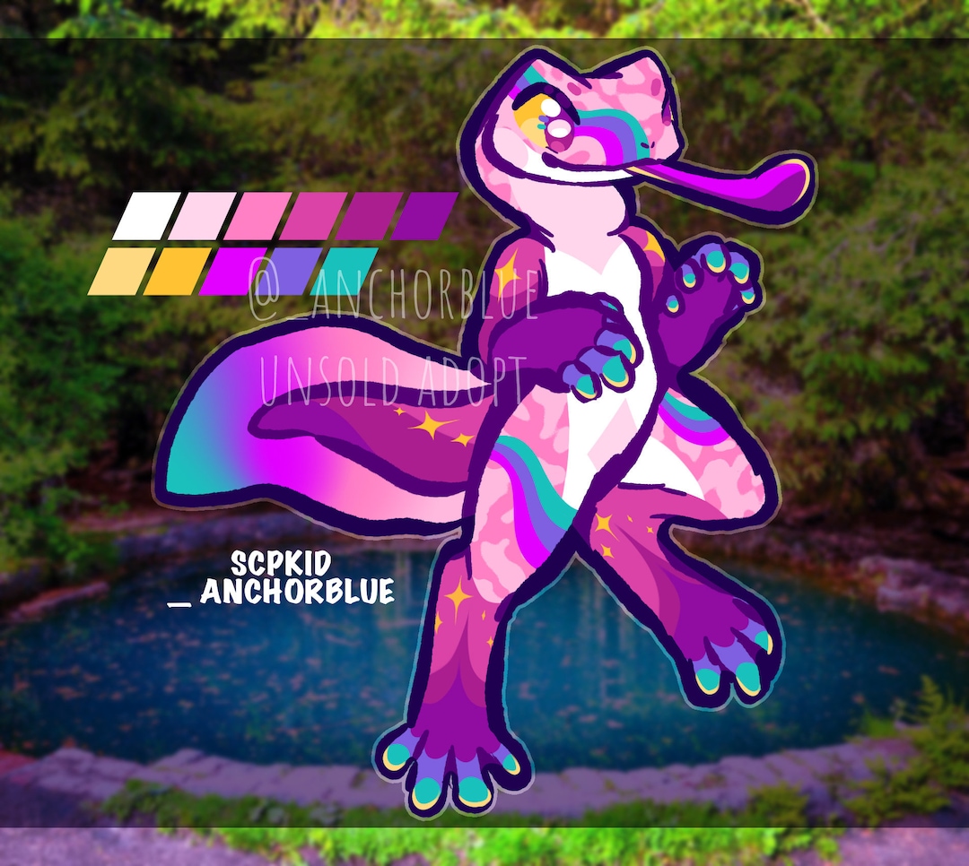 Pastel Fairy Frog Furry/fursona Adoptable - Etsy