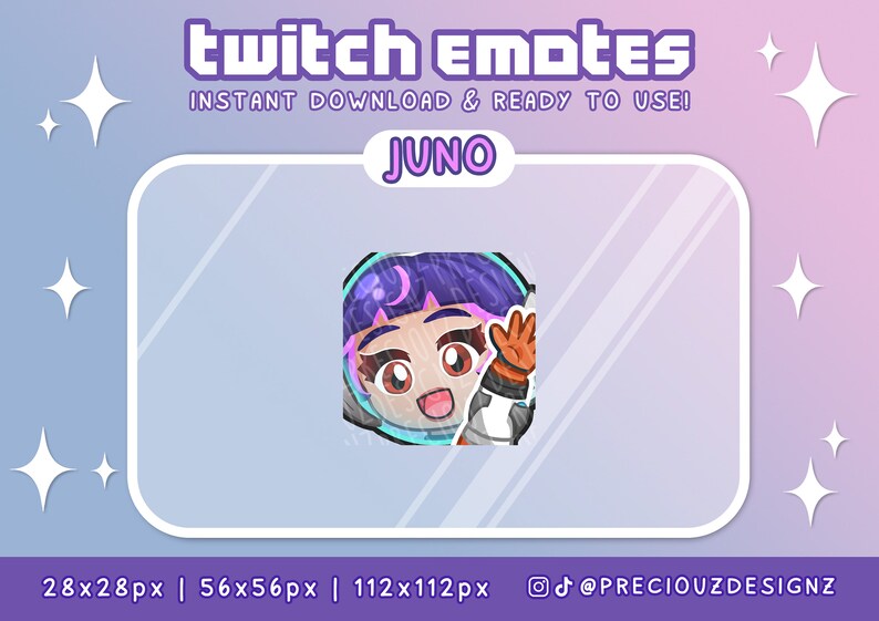 Juno Space Ranger Overwatch Single Emote for Twitch, Discord, Youtube ...