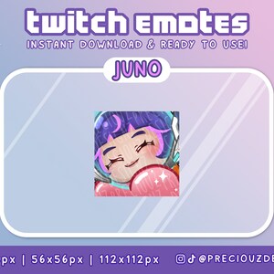 Juno Space Ranger Overwatch Single Emote for Twitch, Discord, Youtube ...