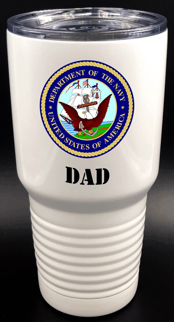 US Navy Dad Full Color 30oz. Stainless Steel Insulated Polar | Etsy