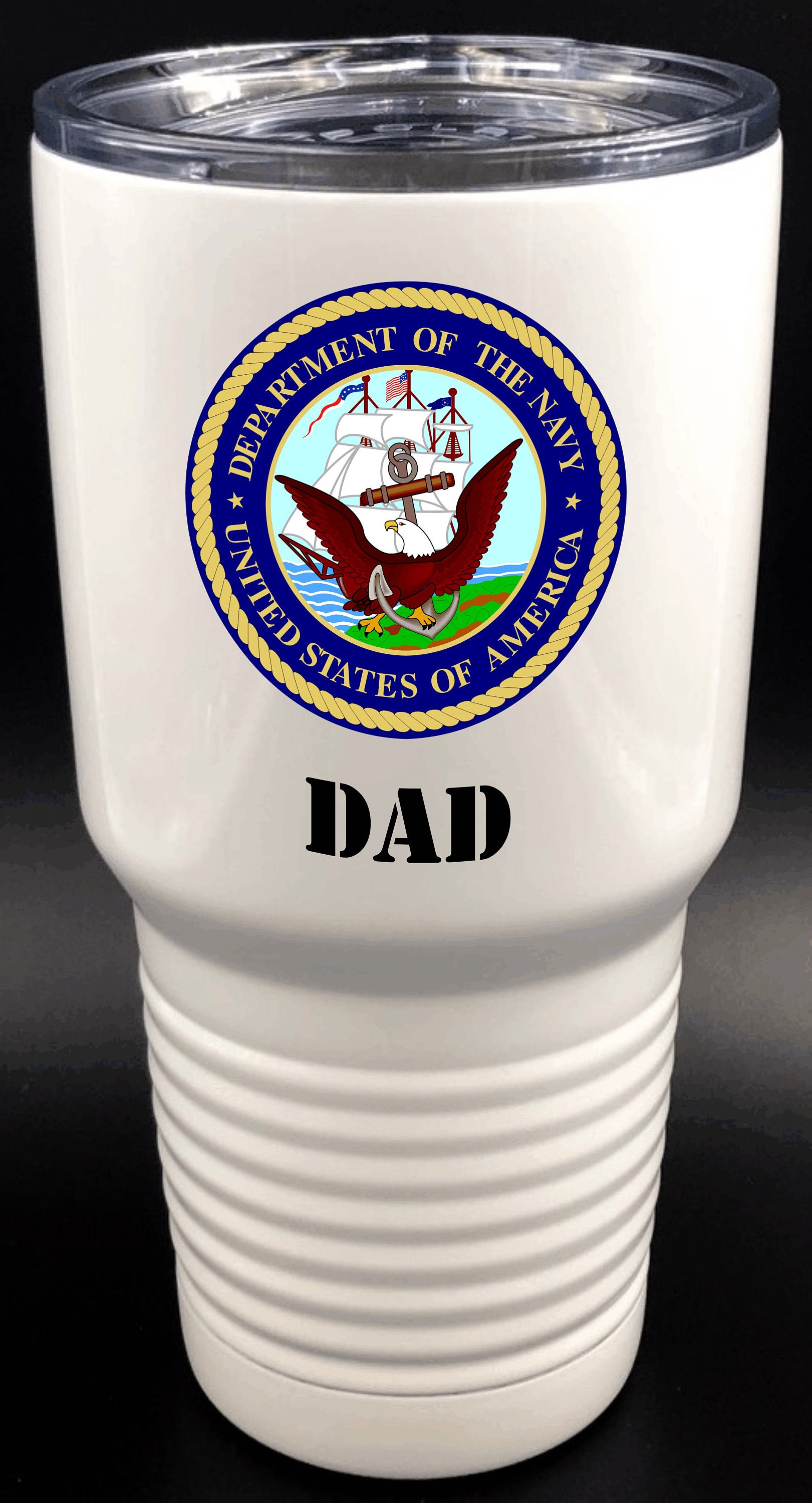 US Navy Dad Full Color 30oz. Stainless Steel Insulated Polar Camel ...
