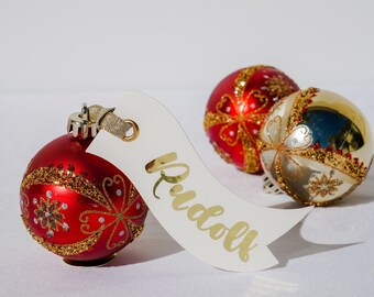 Ornament Place Card | Etsy