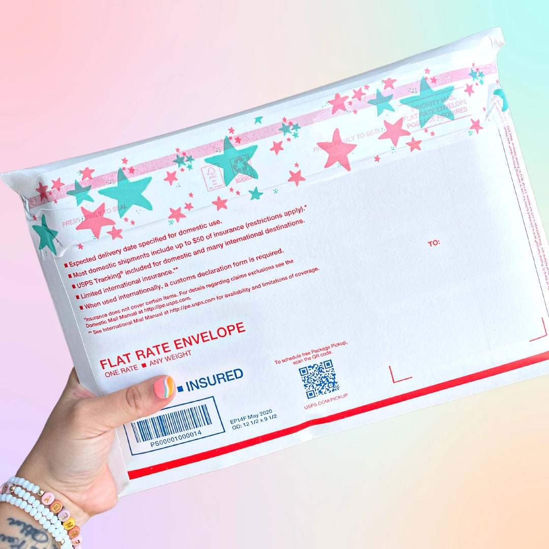 Printed Packaging Tape, White With TEAL and PINK, Patterned Carton Tape ...