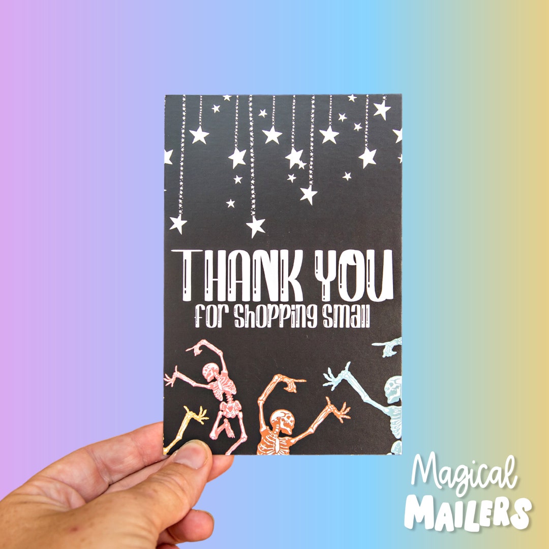 50-100 DANCING SKELLY INSERT Cards, Fall Post Cards, Halloween ...