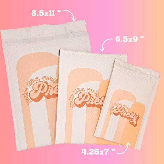 25ct-100ct You're Really Pretty BUBBLE MAILERS Padded - Etsy