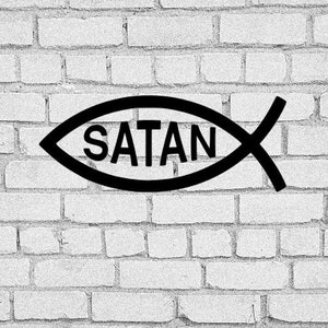 Satan Fish SVG | Satan Fish Clip Art | Satan | Satan Fish Download ...