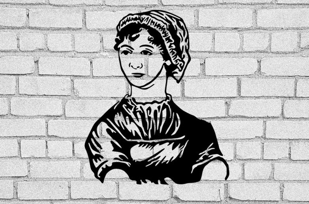 Jane Austen Portrait SVG: Cricut Silhouette Cut File (digital Download ...