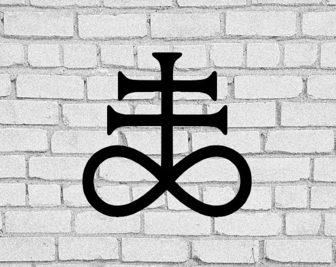 Leviathan Cross Svg, Sulfur Sign Svg, Satan Cross, Occult, Satanic ...