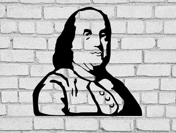 Benjamin Franklin SVG Benjamin Franklin Clip Art Benjamin | Etsy
