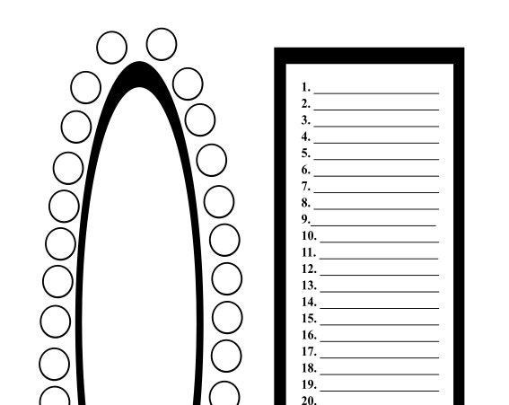 Seating Chart Planner for 30 Seating Plan for 30 People - Etsy