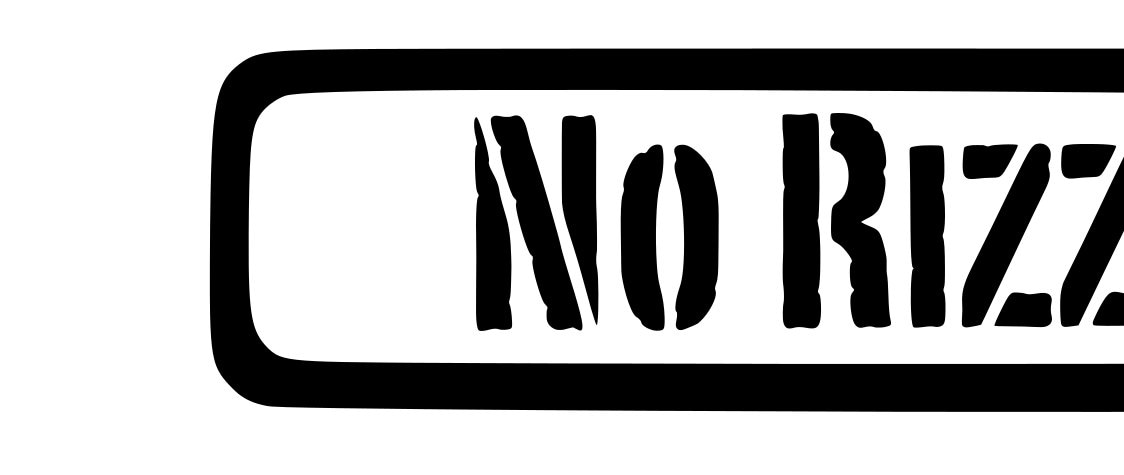 No Rizz SVG No Rizz Clip Art No Rizz No Rizz Download Slang Cap Sus ...