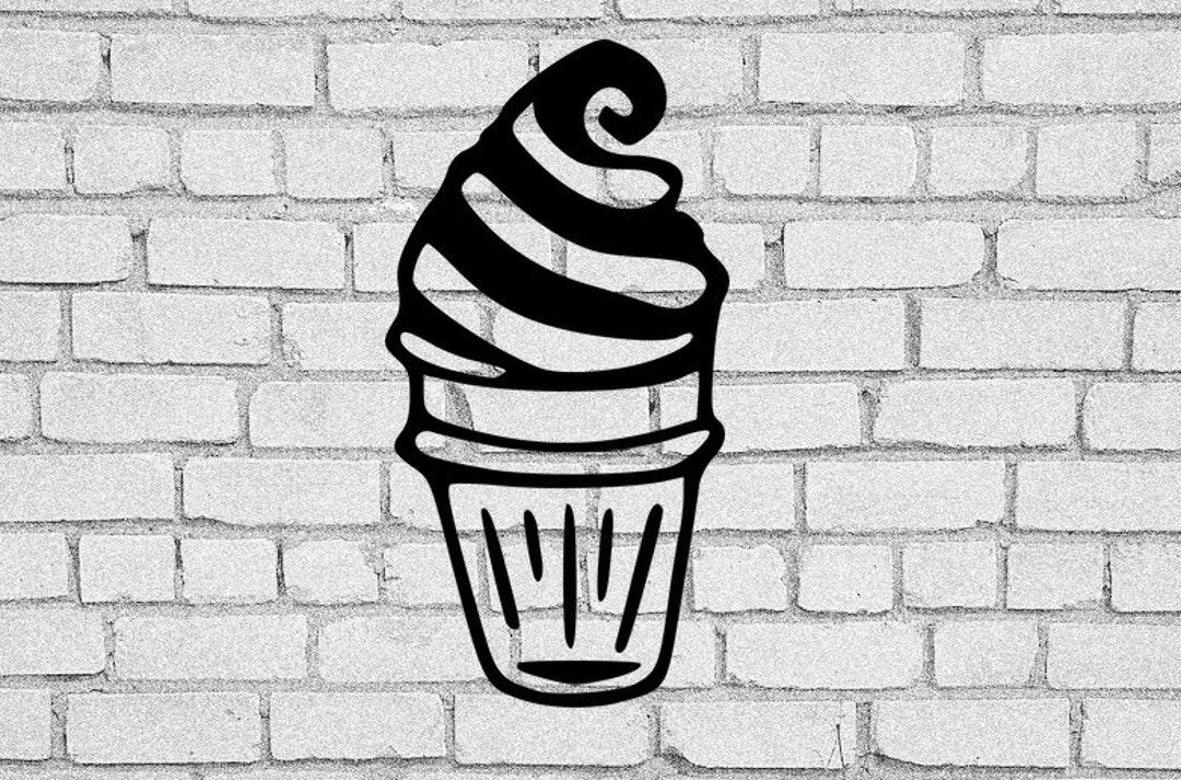 Soft Serve Ice Cream Cone Svg Soft Serve Ice Cream Cone Clip Art Soft
