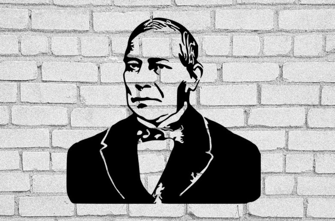 Benito Juárez SVG Clipart: Diseño de camiseta, archivo de grabado ...