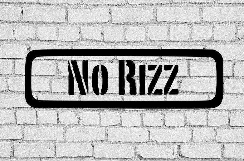 No Rizz SVG No Rizz Clip Art No Rizz No Rizz Download Slang Cap Sus ...