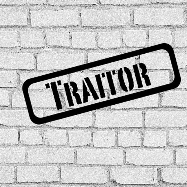 Traitor Svg - Etsy