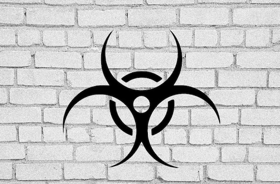 Biohazard Symbol SVG Biohazard Clip Art Biohazard | Etsy